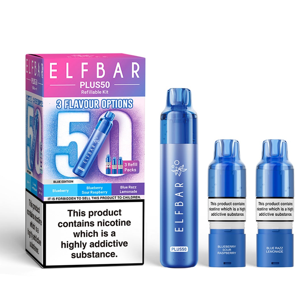 Elf Bar Plus 50 Prefilled Pod Vape Kit – Vapin Loud