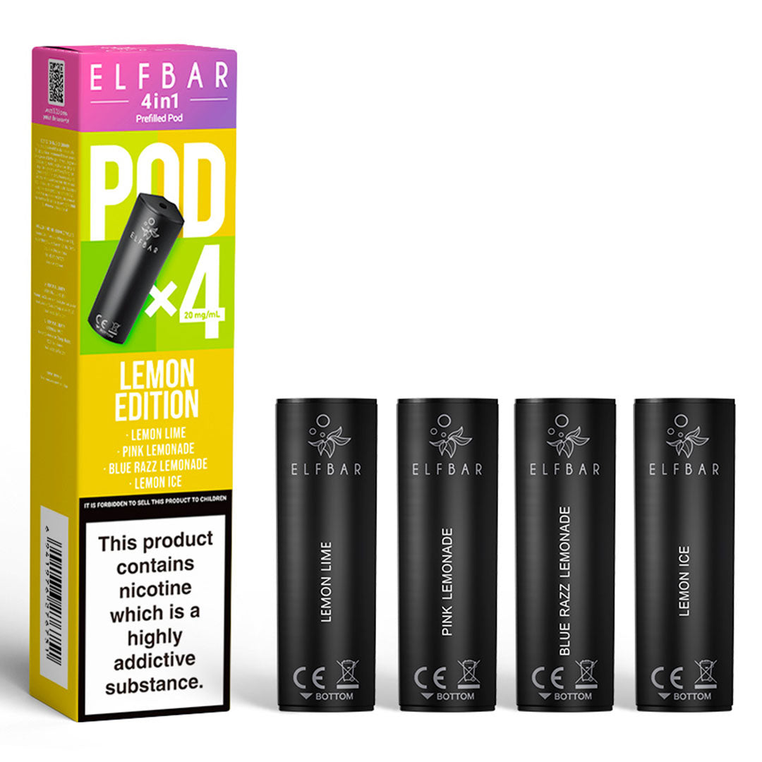Elf Bar 4 in 1 Prefilled Pods (Pack of 4) – Vapin Loud