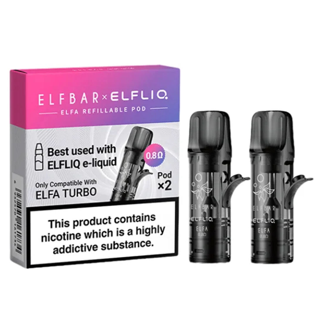 Elfliq Elfa Turbo Refillable Empty PODS – Vapin Loud