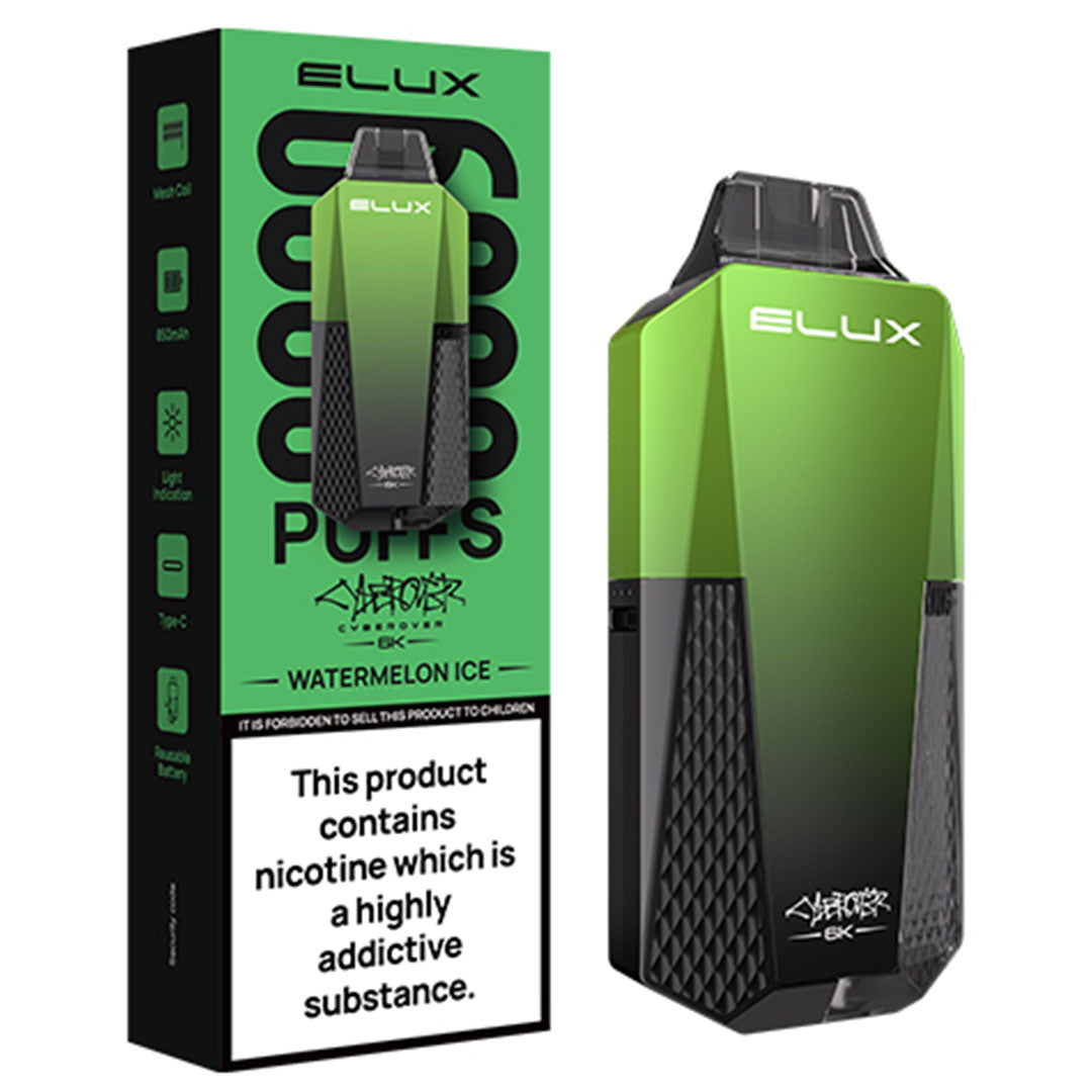 Elux Cyberover 6k Disposable Vape Kit | Vapin Loud | Free UK Delivery