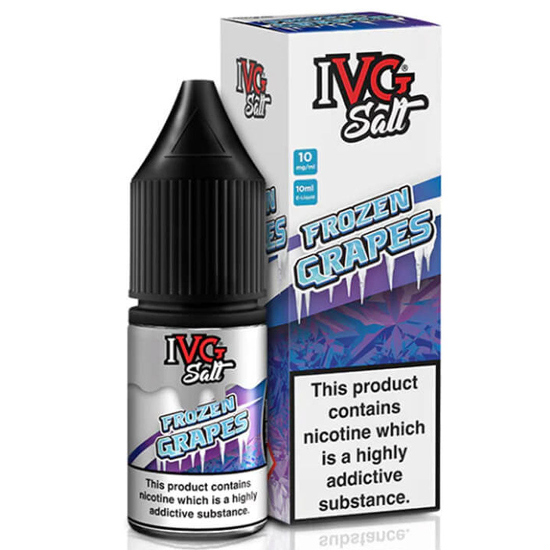 Frozen Grapes Nic Salt E-liquid by IVG 10ml – Vapin Loud