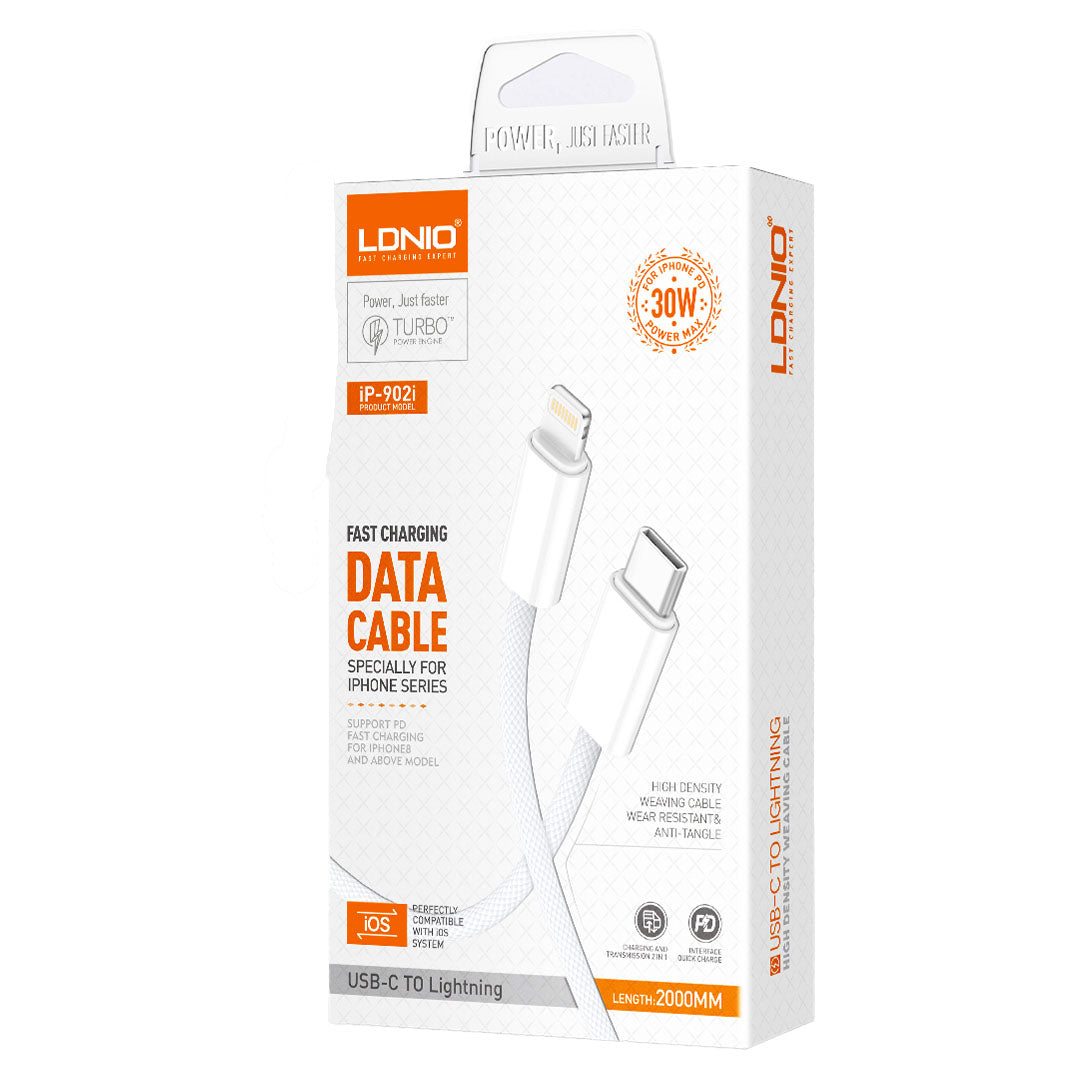 LDNIO Braided Wire 25W Fast Charging Cable Micro & IOS & Type C – Vapin ...