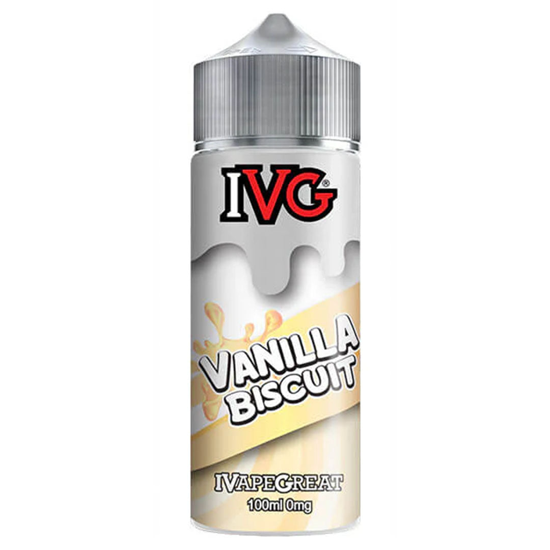 Vanilla Biscuit By IVG E-Liquid 100ml 0mg – Vapin Loud