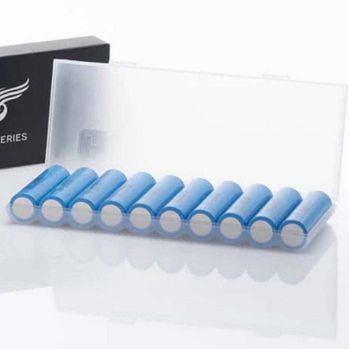 10x 18650 Vape Battery cells Case