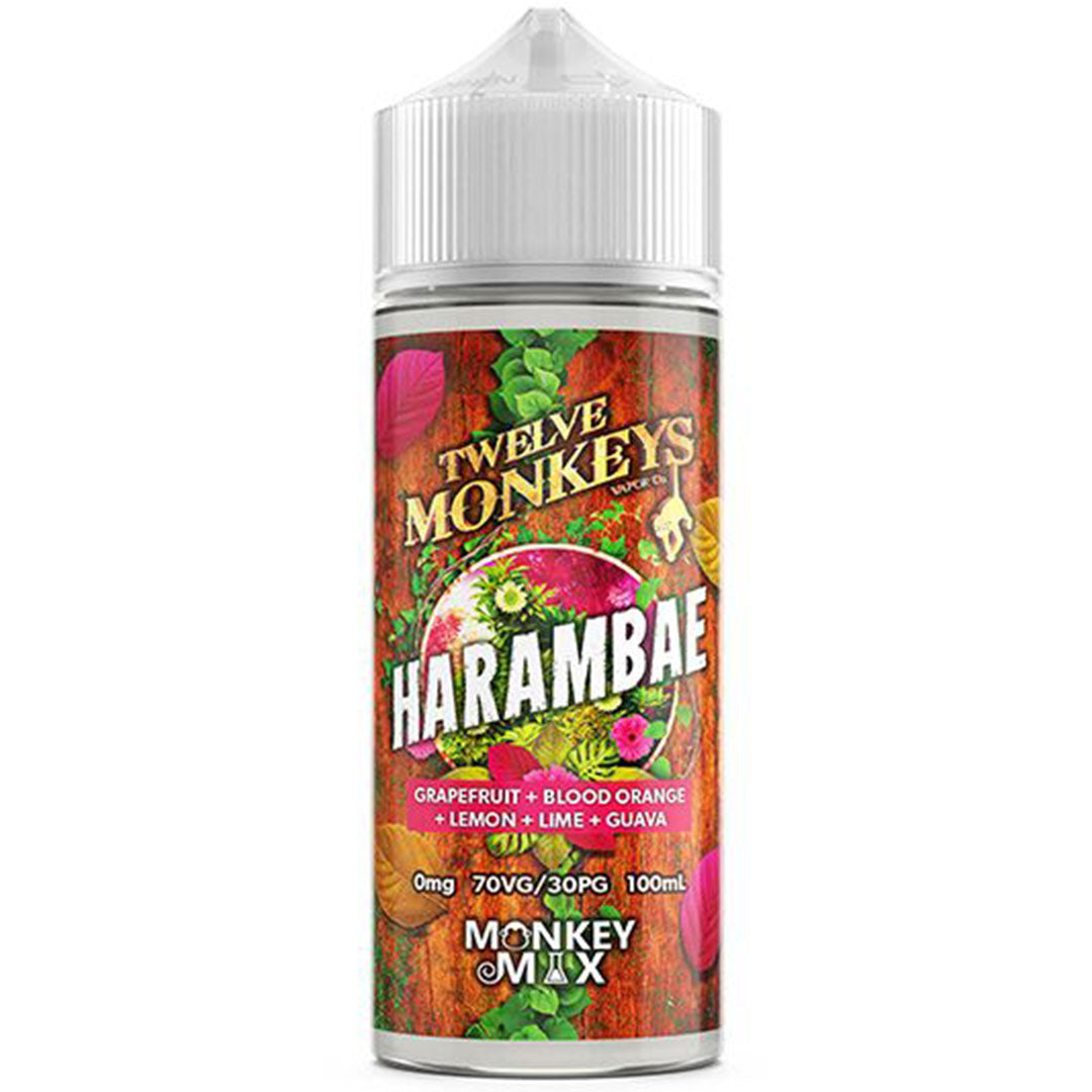 Twelve Monkeys Harambae 0mg 100ml – Vapin Loud