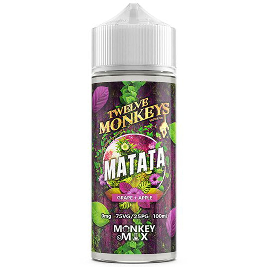 Twelve Monkeys Matata 0mg 100ml – Vapin Loud